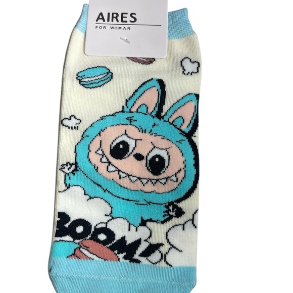 Accessories | Labubu Blue Chracter Socks | Poshmark